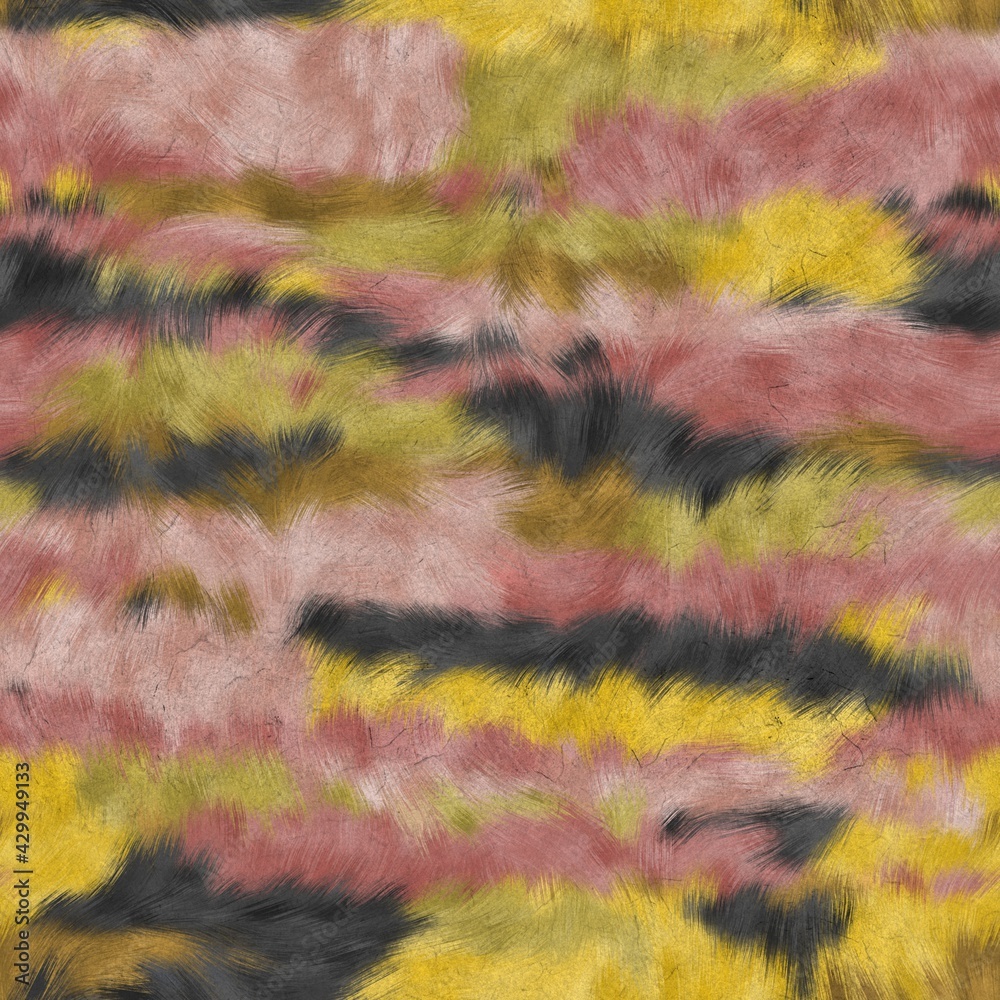 Seamless faux digital paint stroke camo pattern print. High quality ...