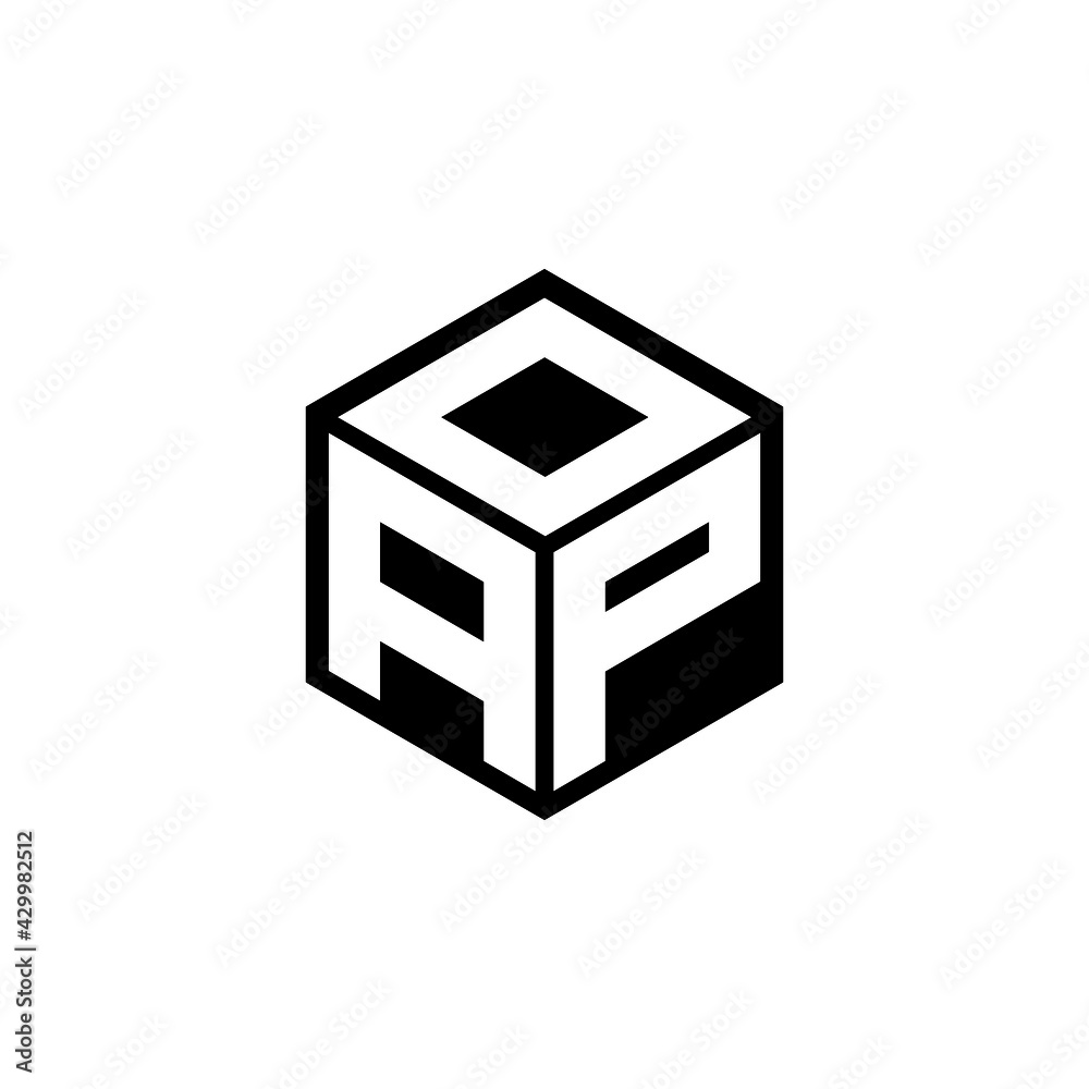 APD Letter Logo Design With White Background In Illustrator Cube Logo apd-letter-logo-design-with-white-background-in-illustrator-cube-logo