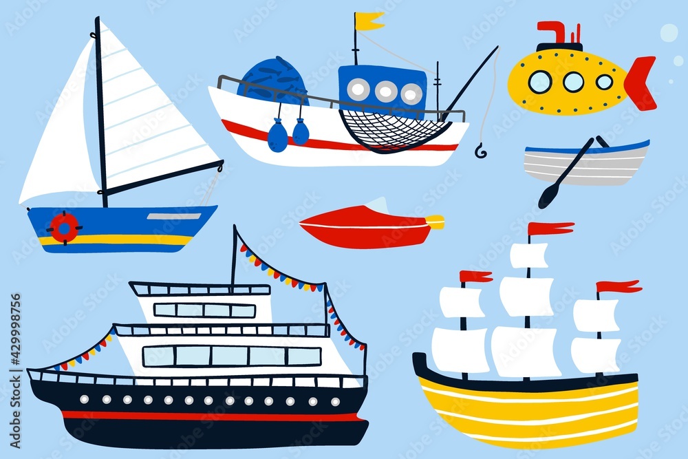 Water Transportation Clipart
