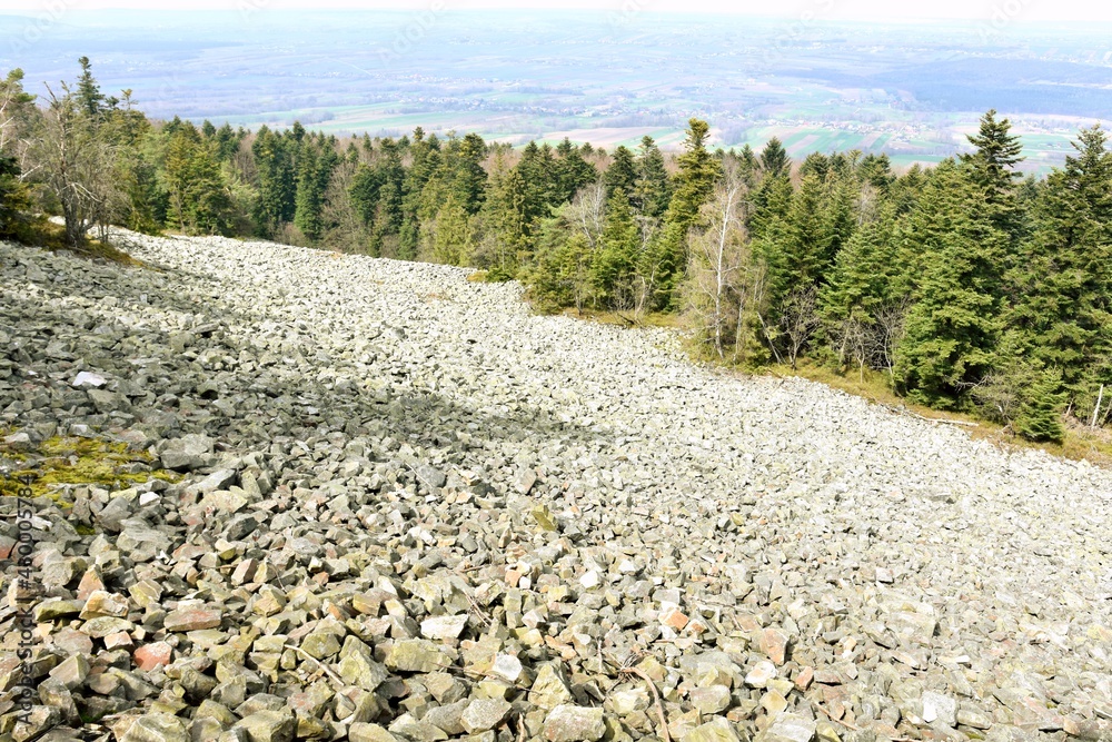 Lysa Gora, punkt widokowy, goloborze, Swietokrzyski Park Narodowy ...