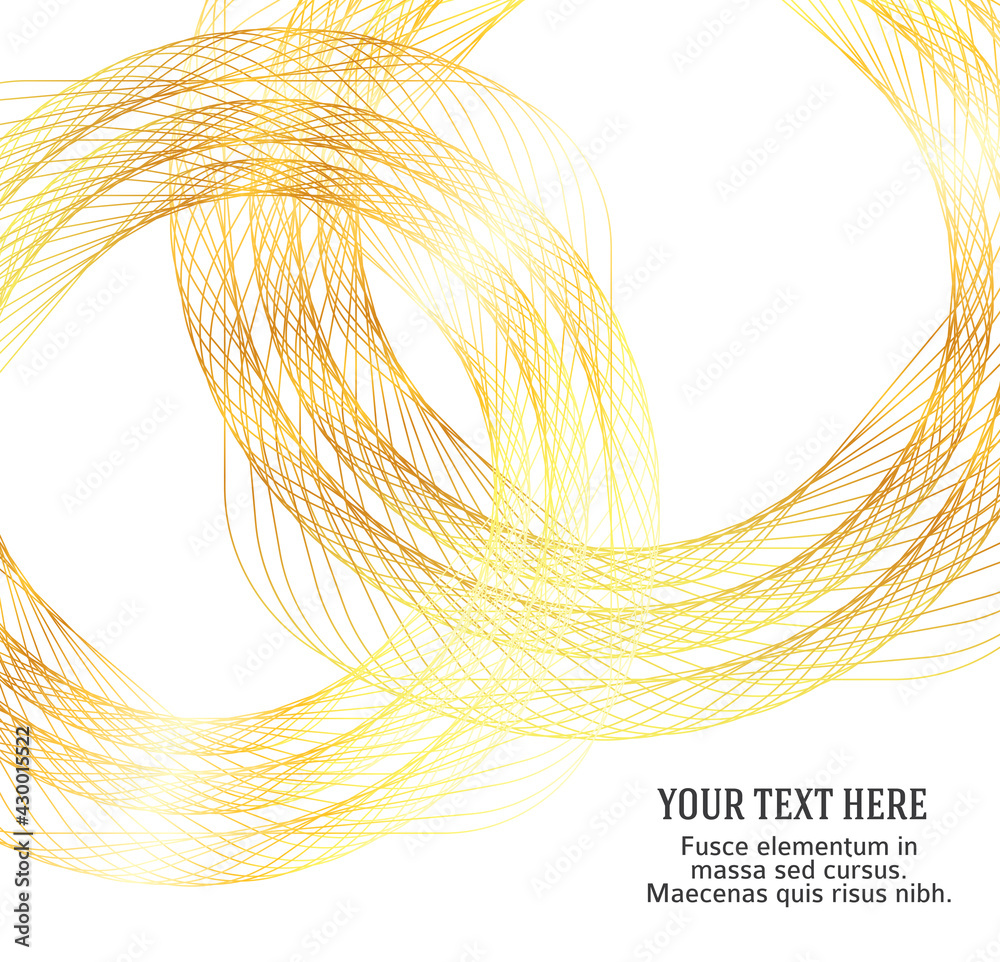 Design elements. Wave of many glittering lines. Abstract vertical glow ...