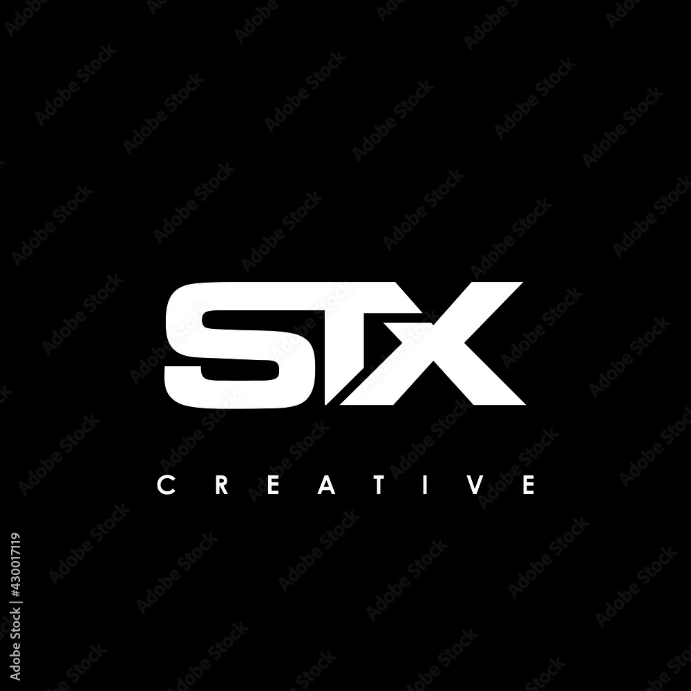 STX Letter Initial Logo Design Template Vector Illustration Stock ...