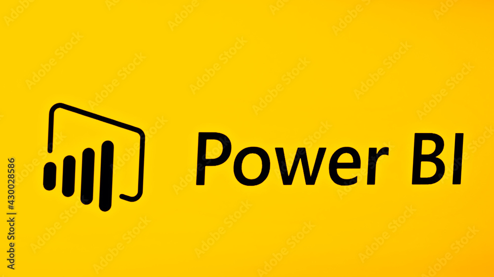 Foto de Editorial photo on Microsoft Power BI theme. Illustrative photo ...