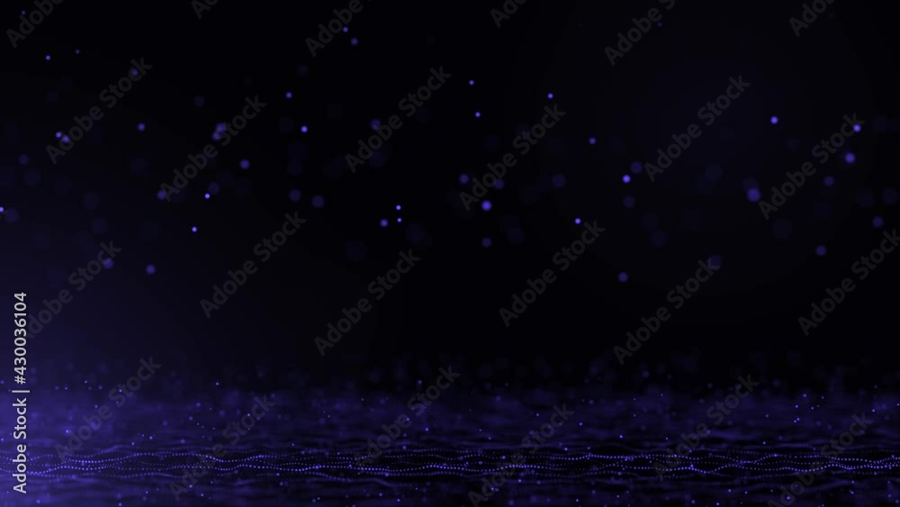 Abstract Bouncing Particles Background Animation of an elegant abstract ...