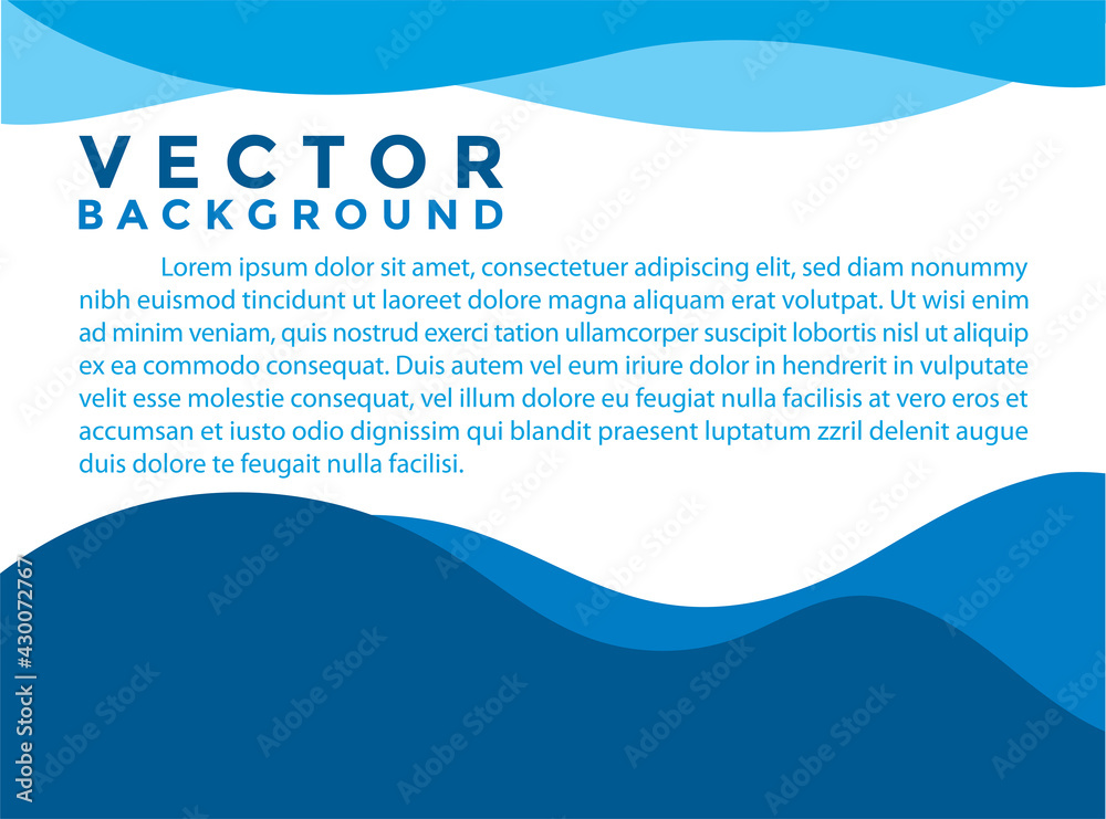 Blue background vector illustration lighting effect graphic for text ...