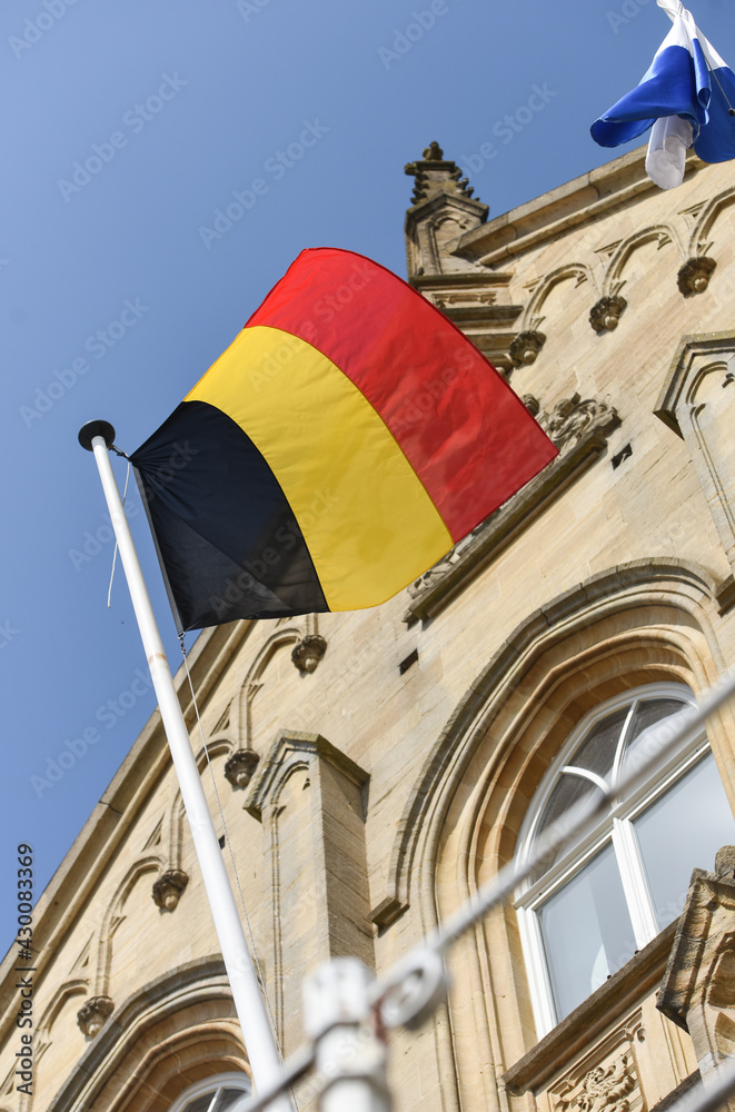 Belgique belge drapeau patrimoine histoire architecture Stock Photo ...