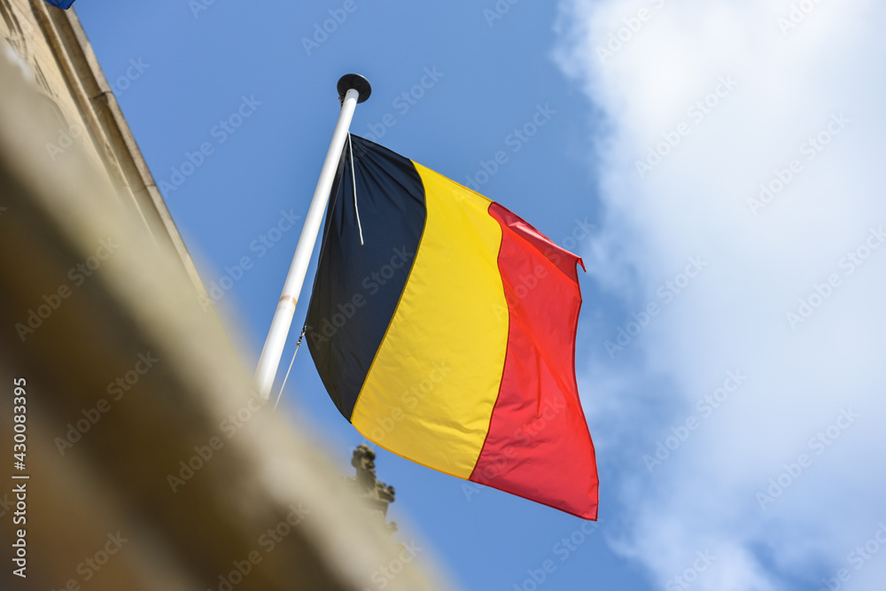 Belgique belge drapeau patrimoine histoire architecture Stock Photo ...