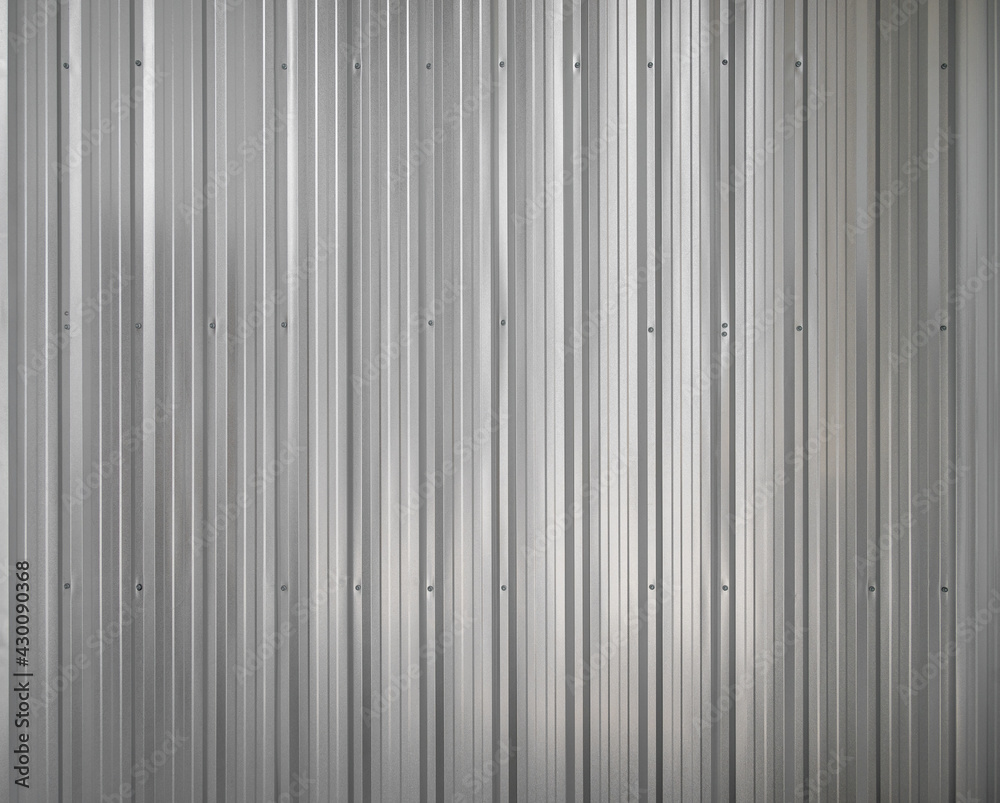 Corrugated galvanised iron wall texture for background. Stock Photo ...