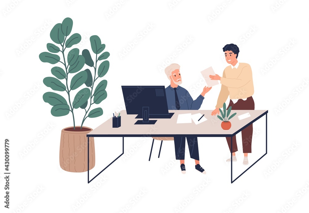 vecteur-stock-people-during-business-communication-in-modern-office