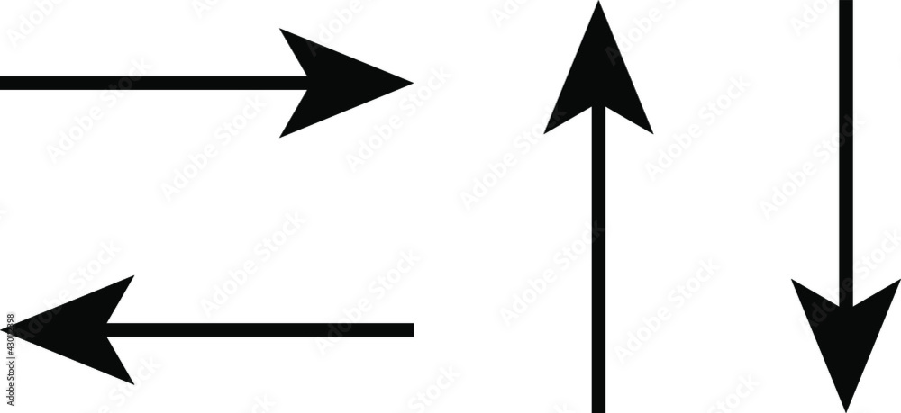 Arrow icon. Arrow symbol. Arrow icon for your web design Stock Vector ...