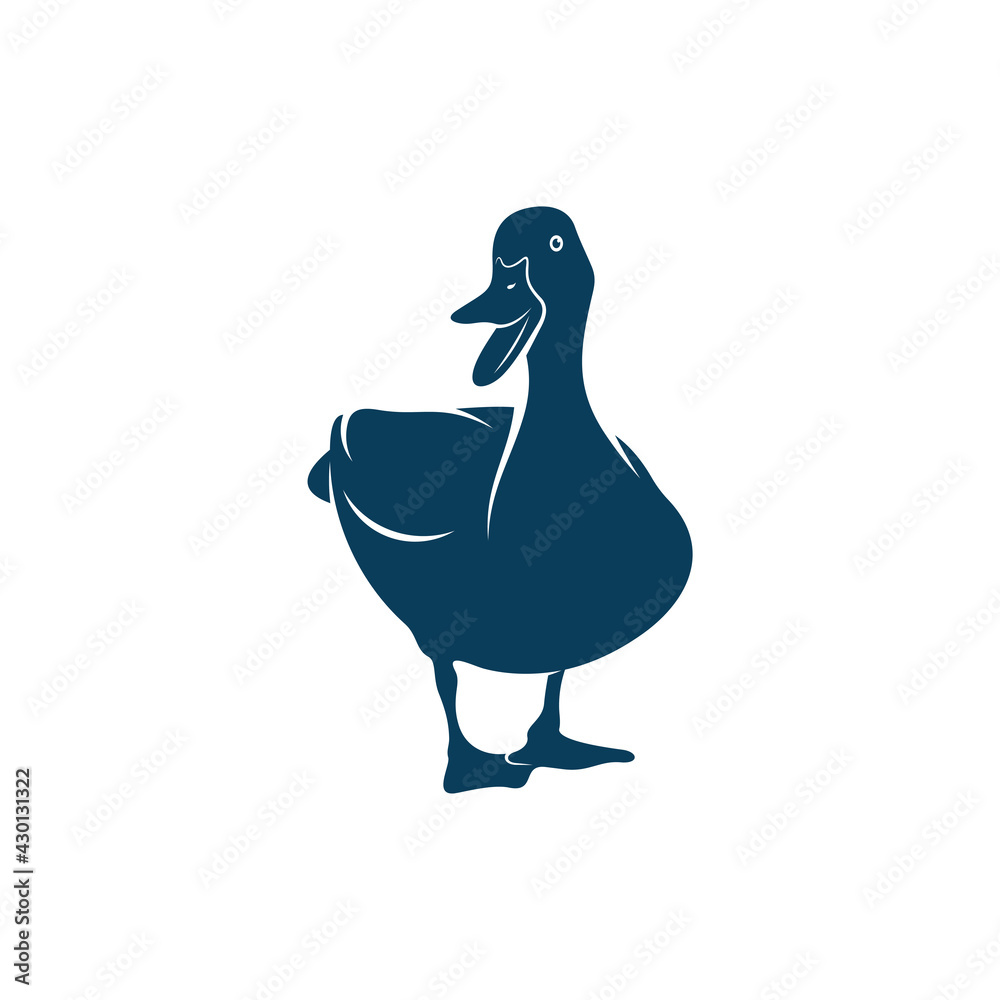Duck design vector illustration, Creative Duck logo design concept ...