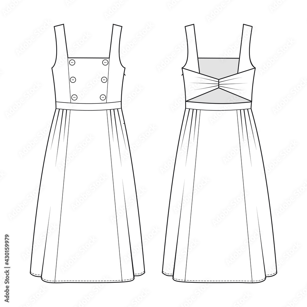How To Draw A Summer Dress
