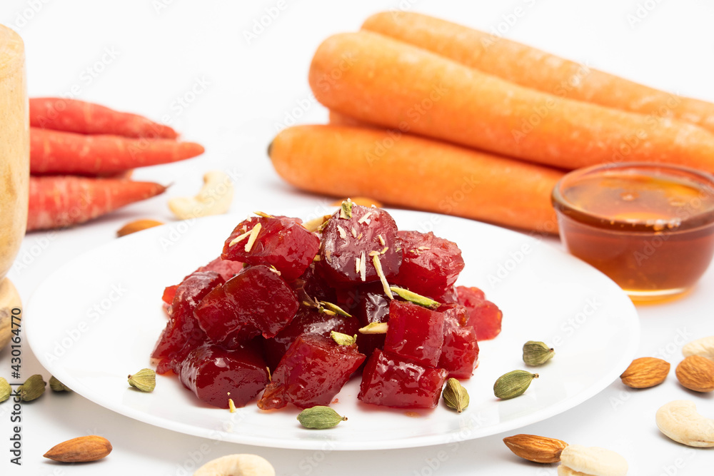 Ayurvedic Gajar Ka Murabba Or Gazar Murba Is Carrot Jam Made Of Carrots ...