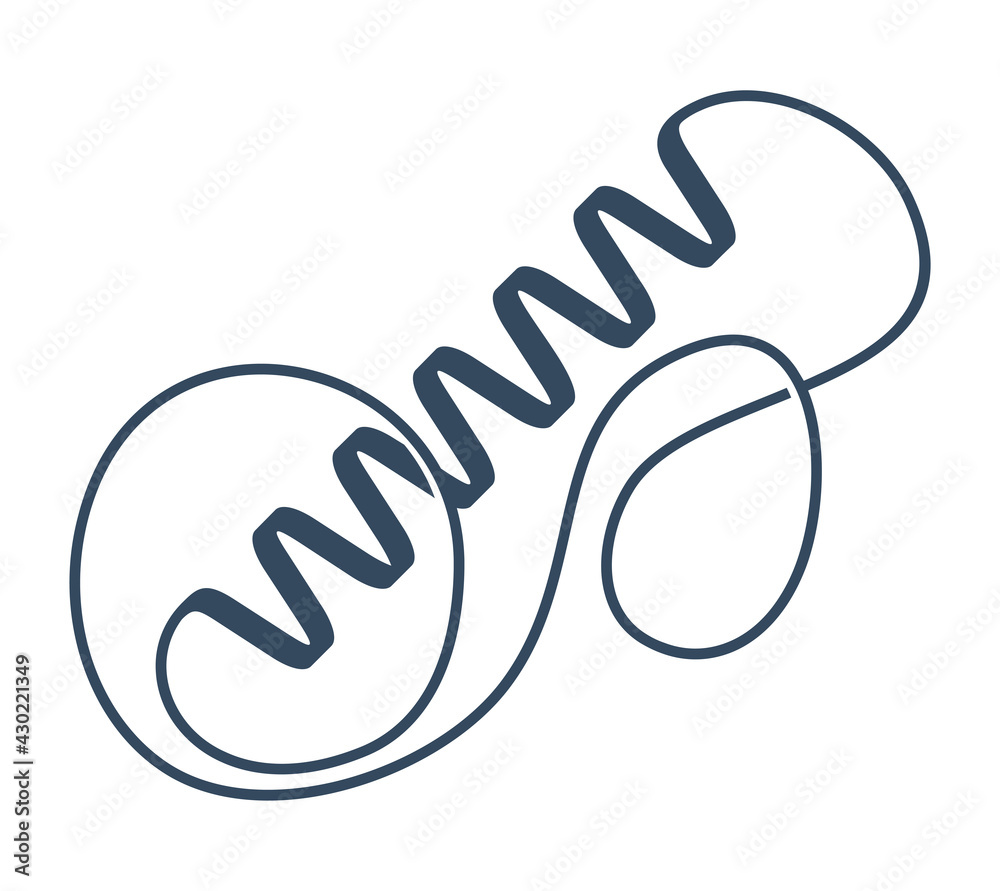 Protein structure flat simple icon Stock-Vektorgrafik | Adobe Stock