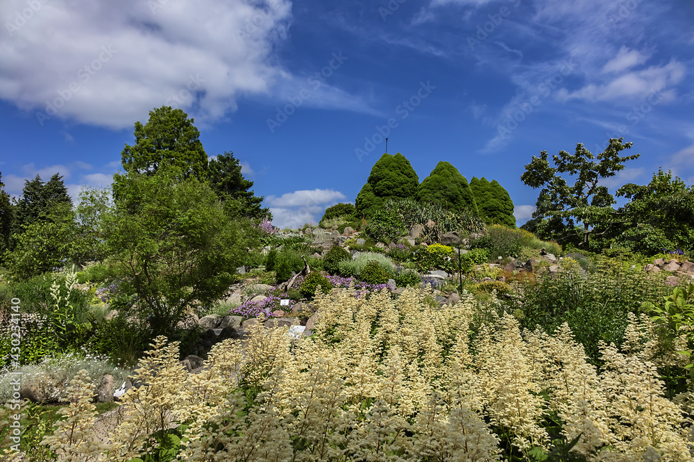 City Botanical Gardens (1870) in Copenhagen, Denmark. Botanical Garden ...