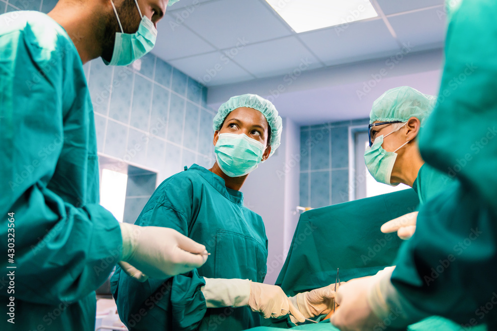 Hospital medical surgery team is ready for the operation Stock Photo ...