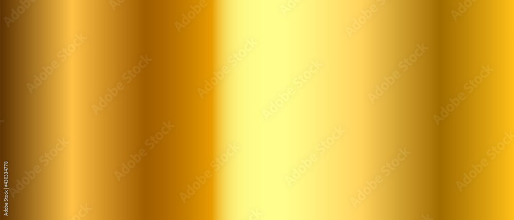 gold gradient Chrome color foil texture background. vector golden ...