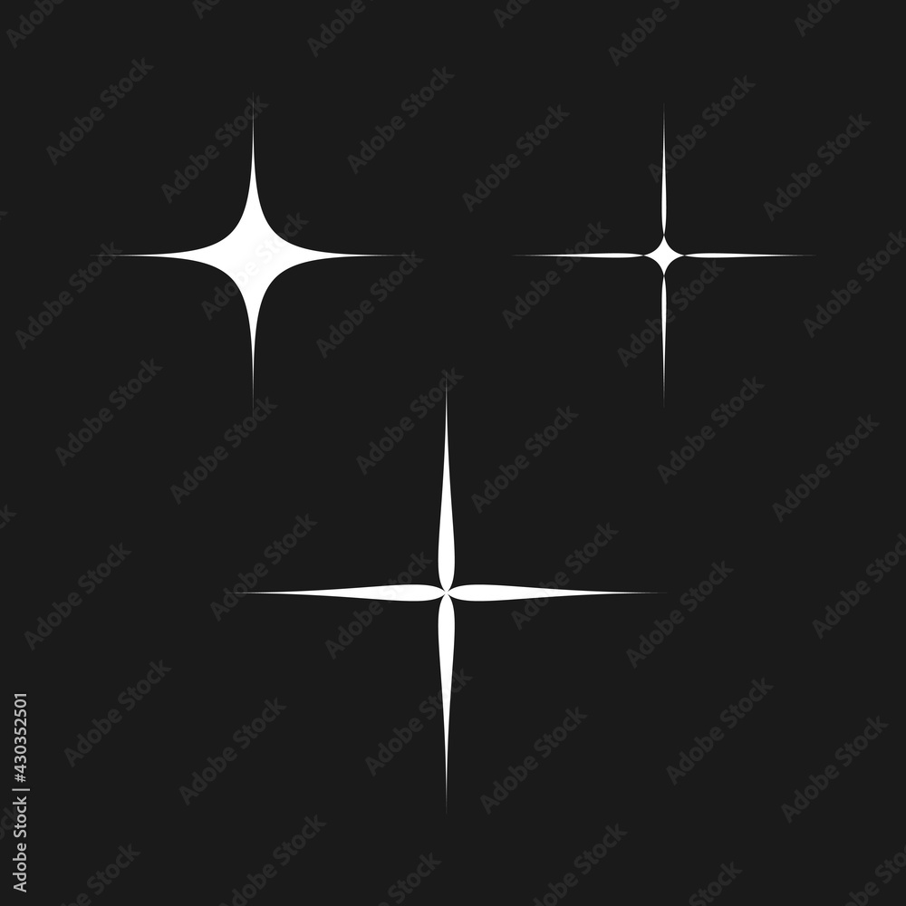 Blink icon white on black background Stock Vector | Adobe Stock