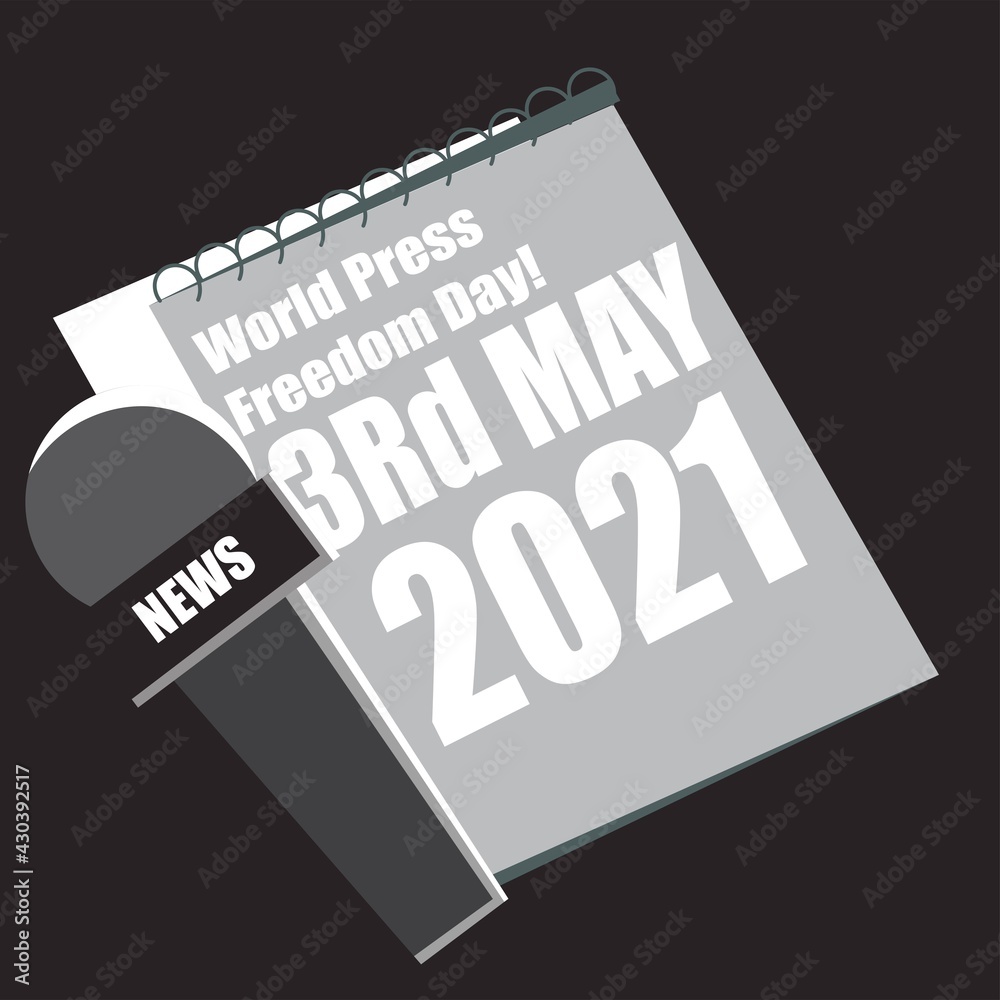 Posters world press freedom day 2021. Stock Vector | Adobe Stock