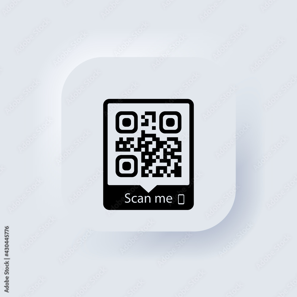 QR Code Scan Me For Smartphone QR Code For Mobile App Payment And QR Code Scan Me For Smartphone QR Code For Mobile App Payment And