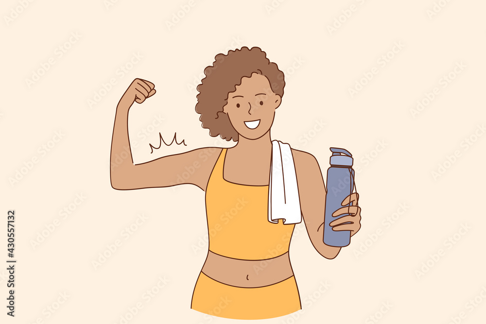 Athlete Sweating Clipart