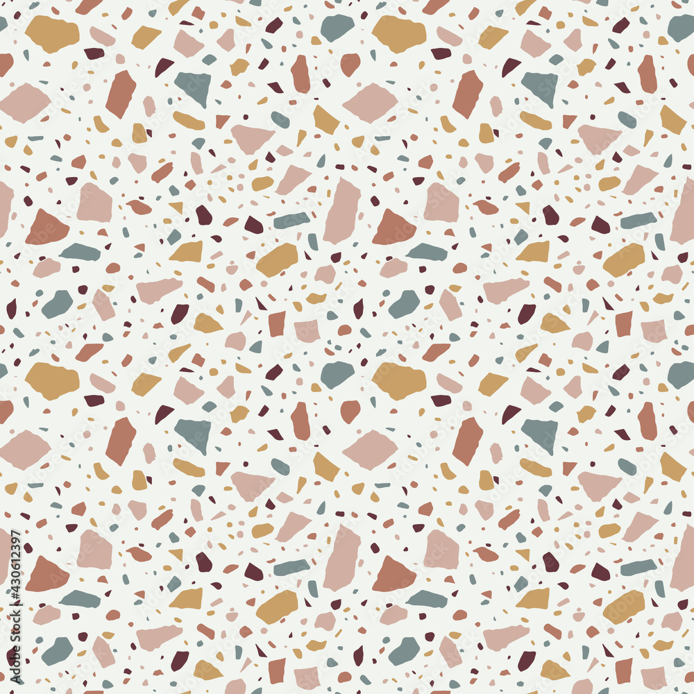 Terrazzo pattern seamless vector. Terrazzo background. Stock Vector ...