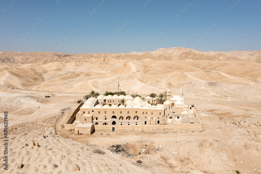 Nabi Musa, Believed to be the tomb of The Prophet Moses, Aerial view ...