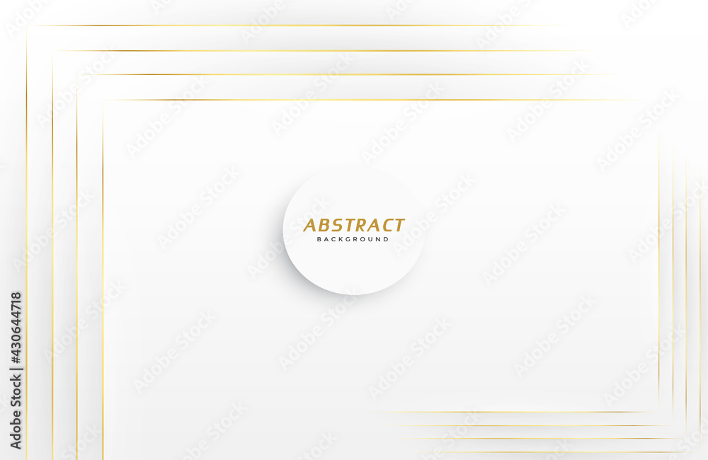 premium golden lines on white background design Stock Vector | Adobe Stock