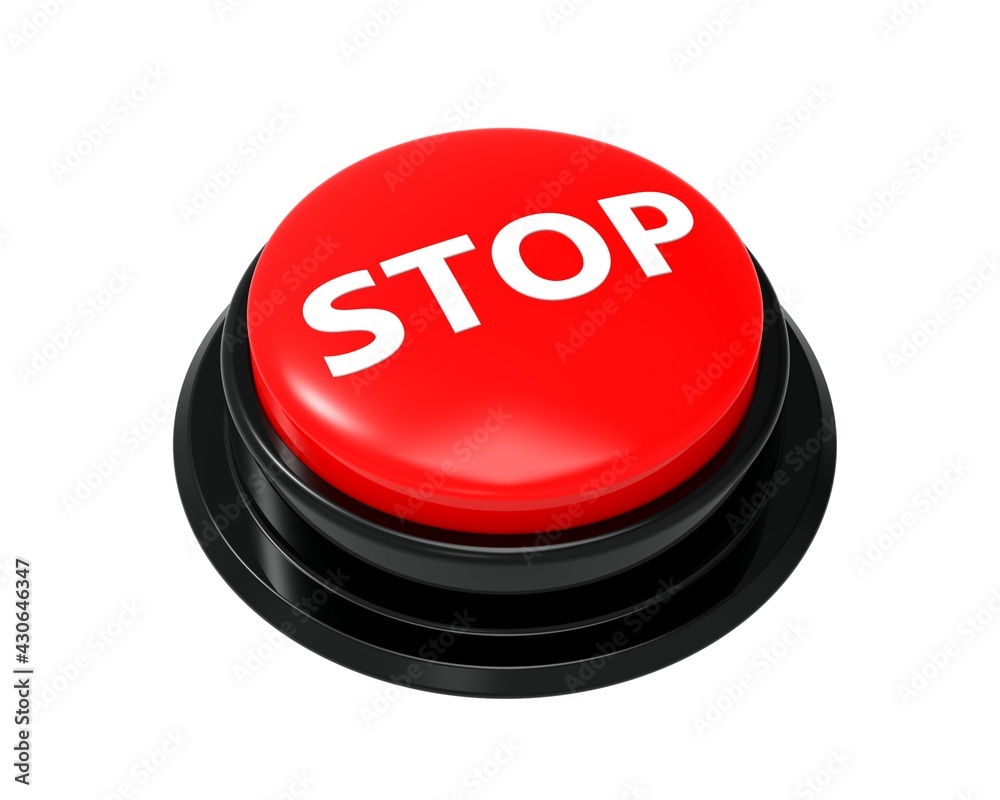 Stop button. Red STOP button isolated. Icon button STOP. Text STOP on ... Stop button. Red STOP button isolated. Icon button STOP. Text STOP on ...