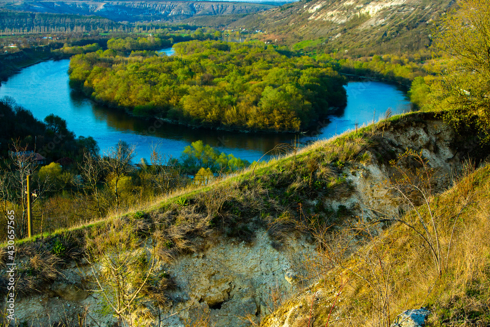 Beautiful rural landscape in Europe, Amazing nature in spring ...