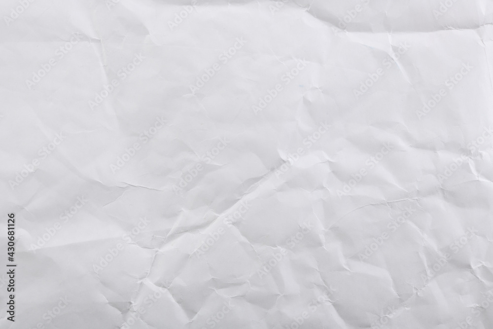 Crumpled wrinkled white paper background, wrinkled writing paper ...