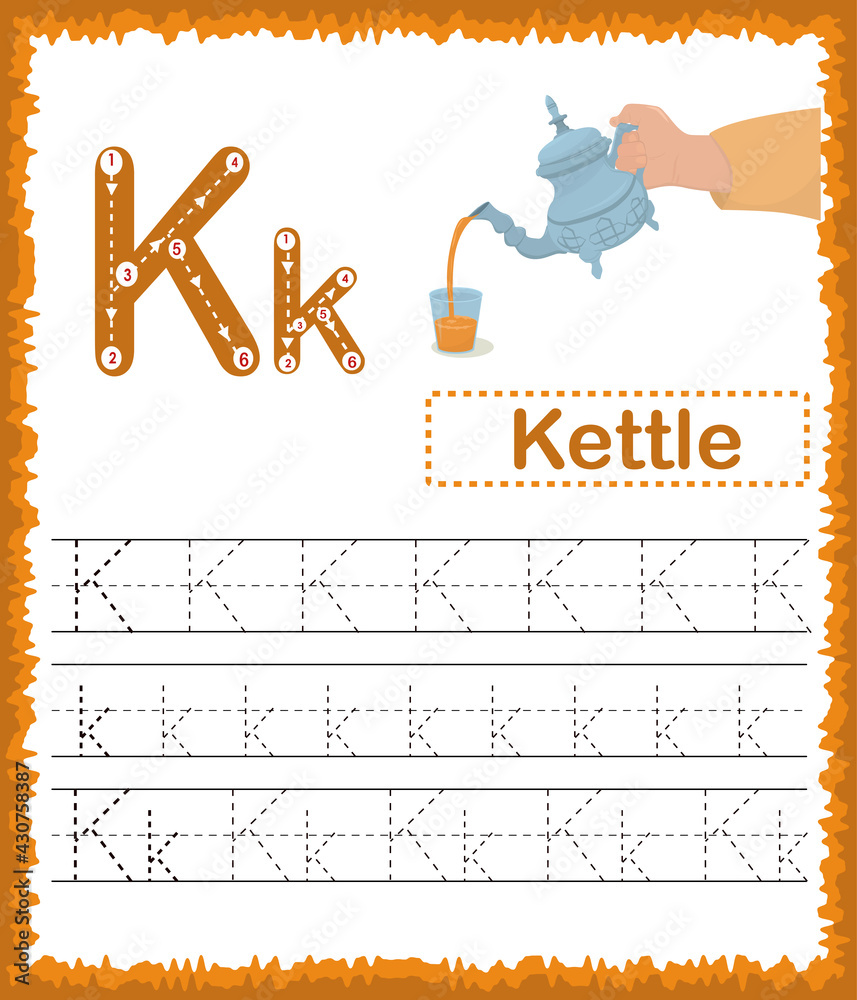 Vector illustration of exercises with cartoon vocabulary for kids ...