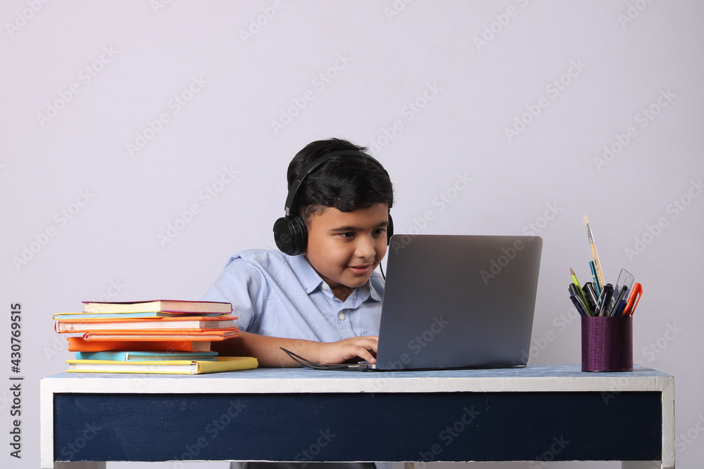 Indian Students Studying Computer