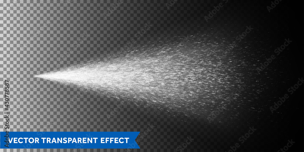 Water spray mist background. Vector water jet atomizer Stock Vector ...