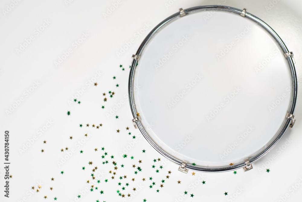 Tamborim. Brazilian instrument of percussion used to play samba used in ...