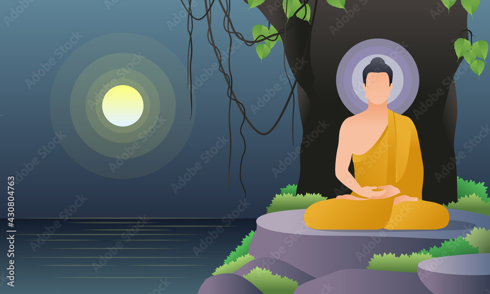 Gautam Buddha Cartoon