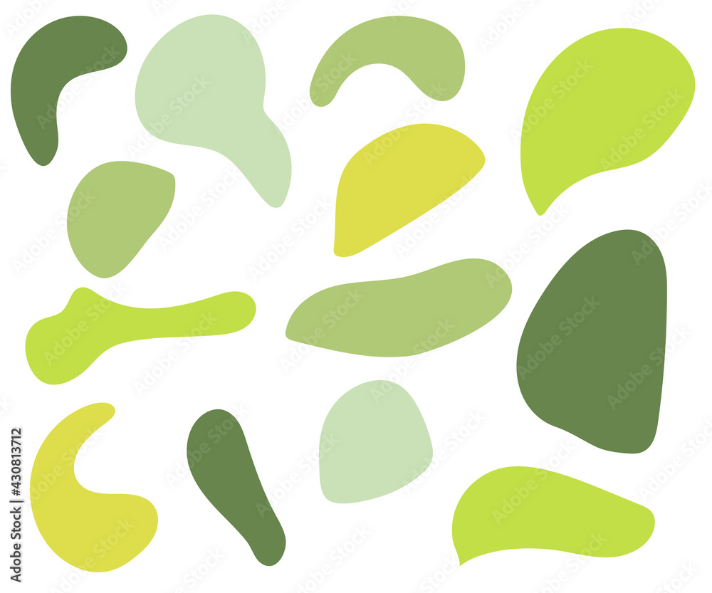 Cute vector abstract shape. Cartoon kids clipart for baby shower, kids ...