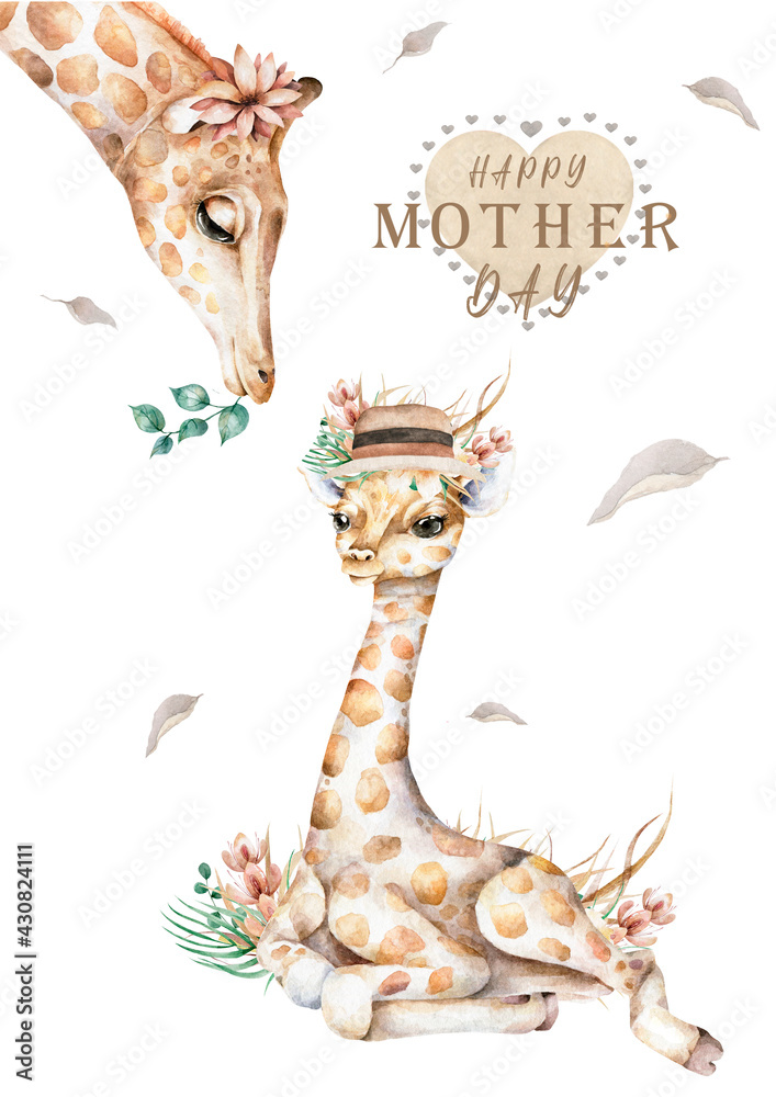 Happy Baby Giraffe