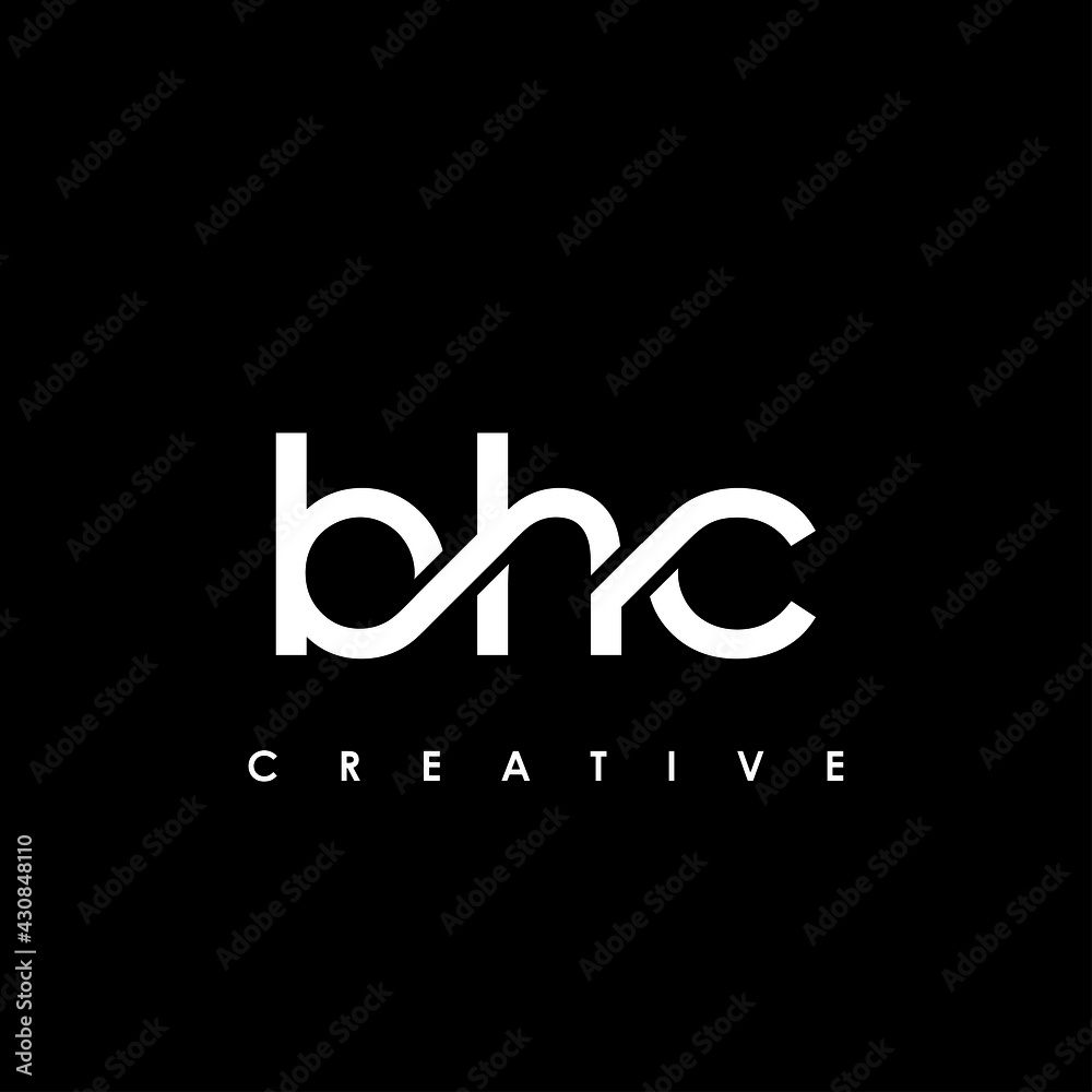 BHC Letter Initial Logo Design Template Vector Illustration Stock ...