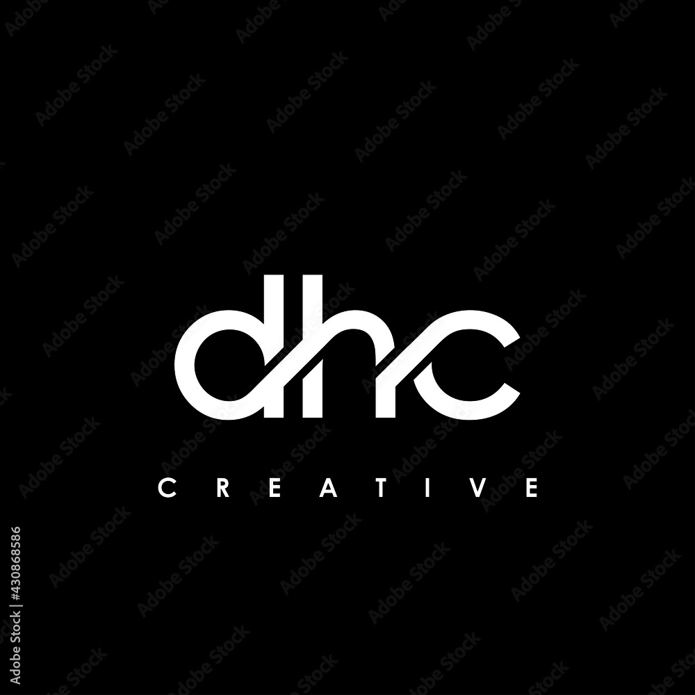 DHC Letter Initial Logo Design Template Vector Illustration Stock ...