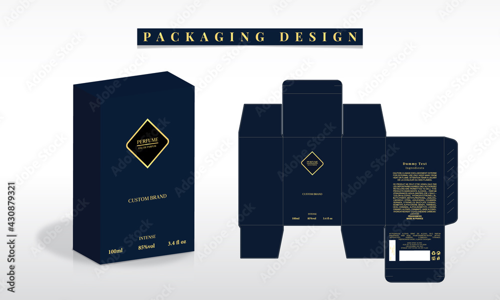 Packaging Box Design Vector Collection of design elements, labels ...