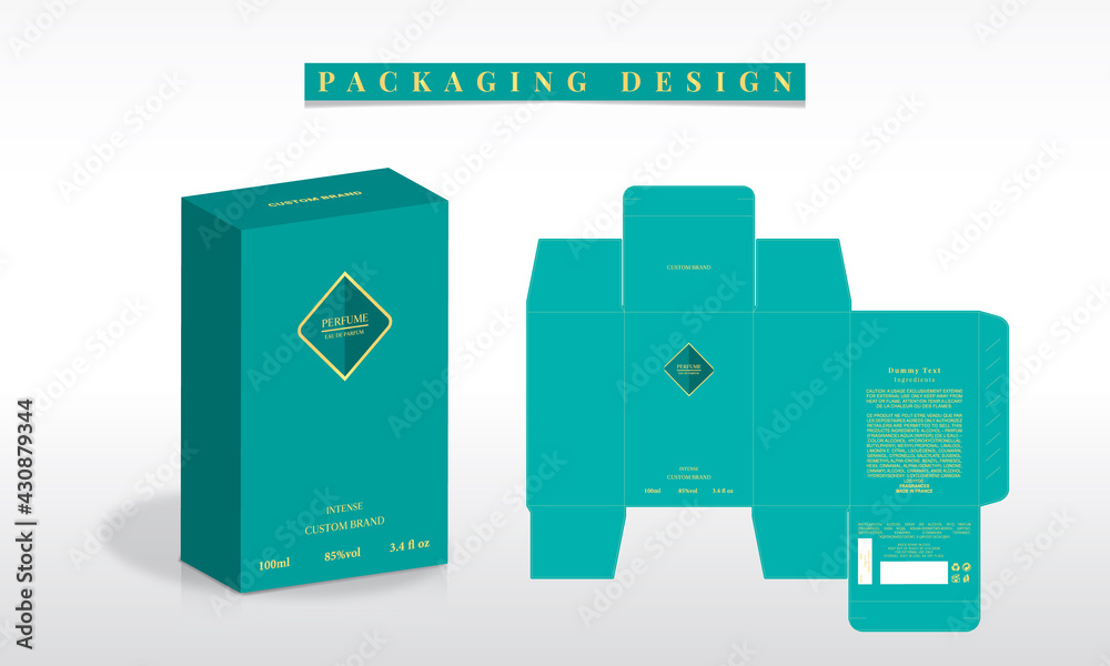 Packaging Box Design Vector Collection of design elements, labels ...