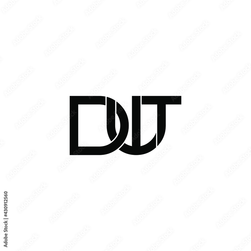 dwt letter original monogram logo design Stock Vector | Adobe Stock