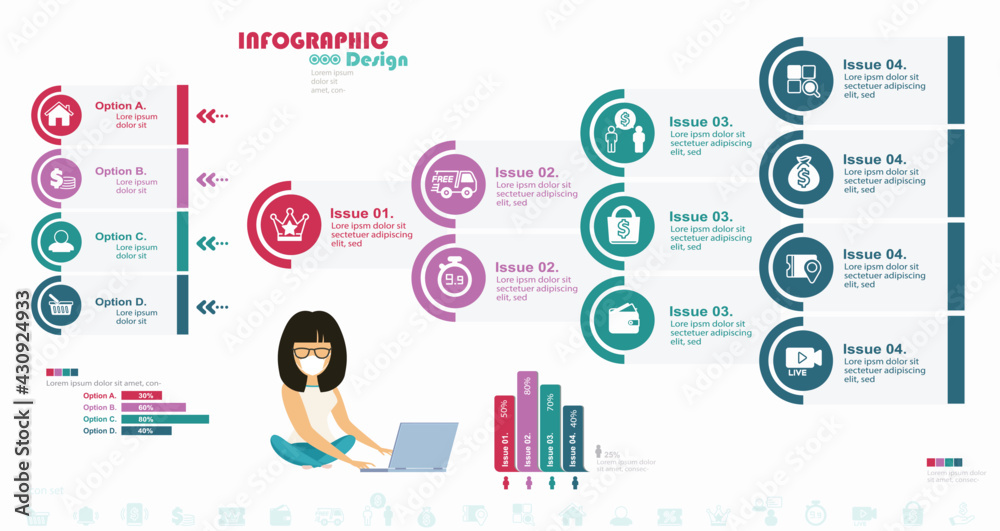 Structure of the company. Business hierarchy organogram chart ...