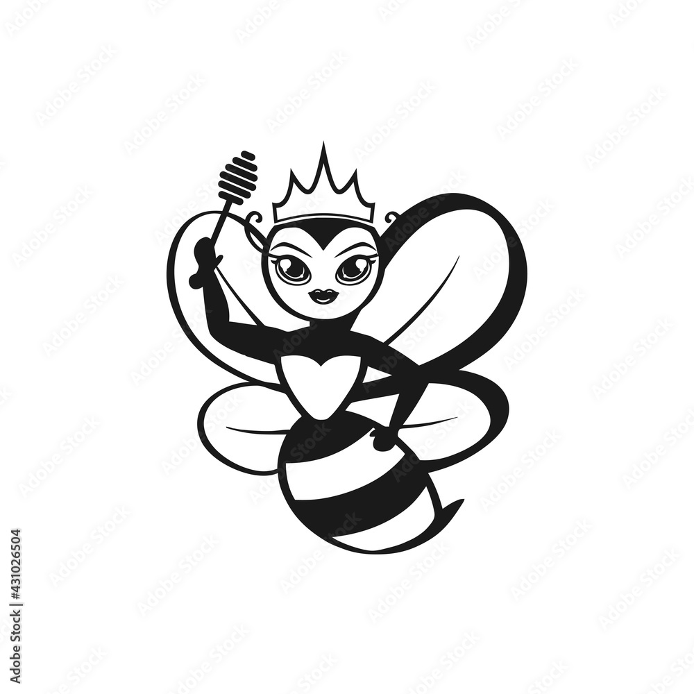 Queen Bee Vector