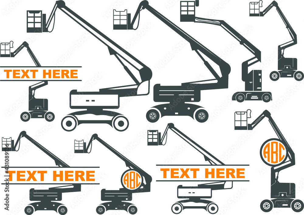 Cherry Picker, Cherry Picker icons, Cherry Picker Vectors, Bucket Truck ...