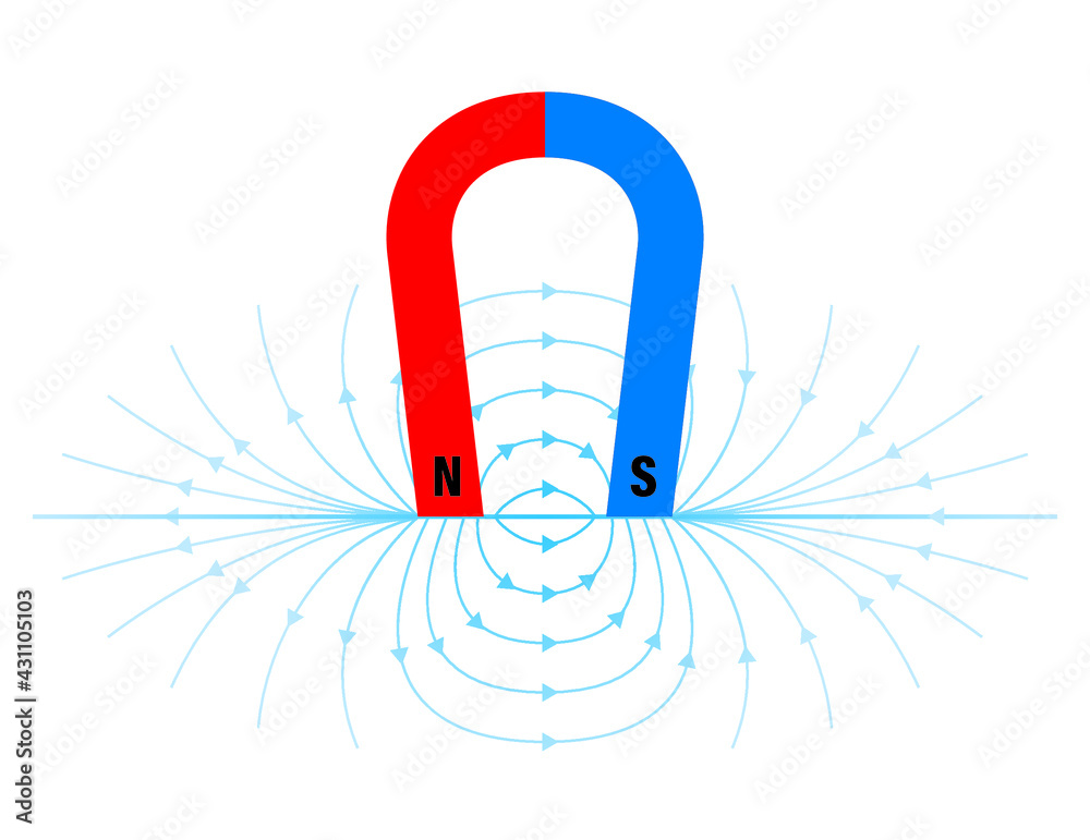 Magnetic Field Of Horseshoe Magnet