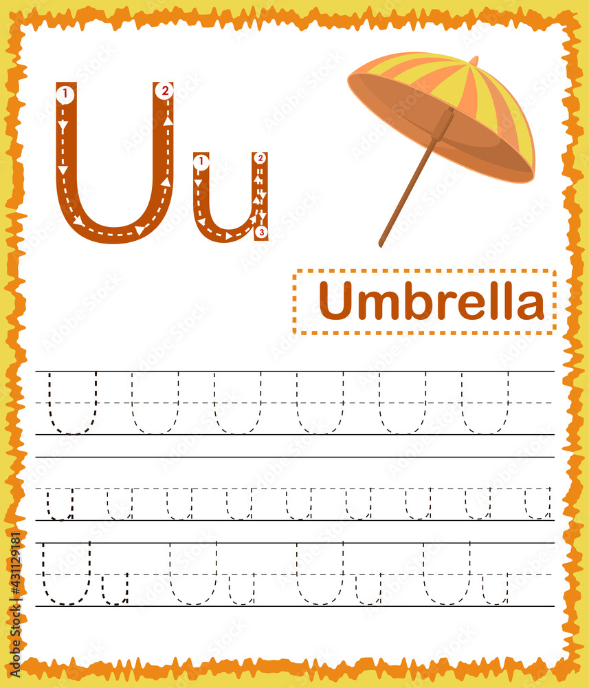 Vector illustration of exercises with cartoon vocabulary for kids ...