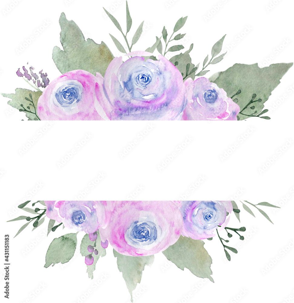 Purple Wedding Frames And Borders