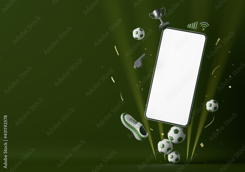 football live online from a smartphone. sport competition program ...